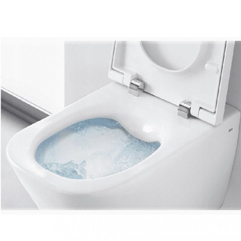 Roca Meridian Compact fali wc 480*350*440mm, Rimless nyitott peremes ...